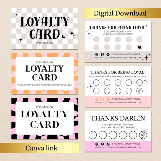 customer loyalty card sample